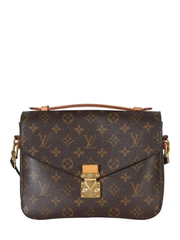 LOUIS VUITTON Monogram Canvas Pochette Metis - Brown