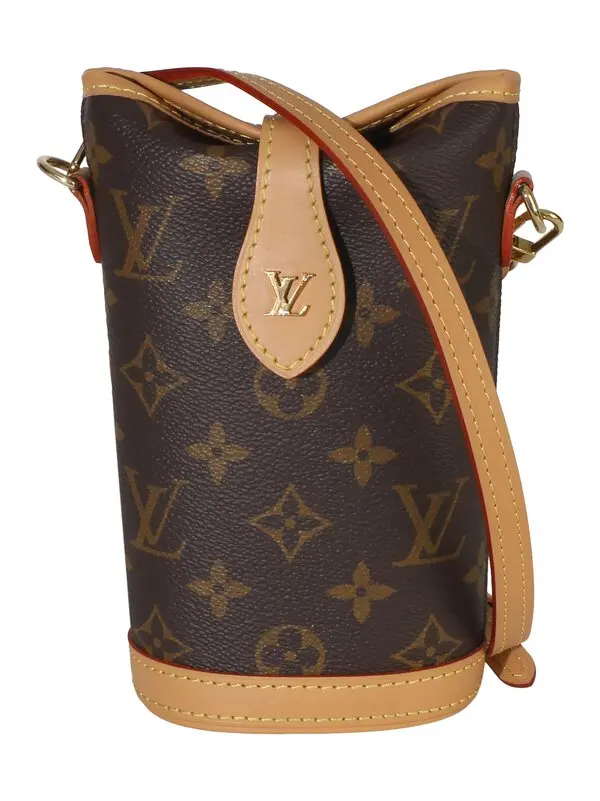 LOUIS VUITTON Monogram Canvas Fold Me Pouch - Brown