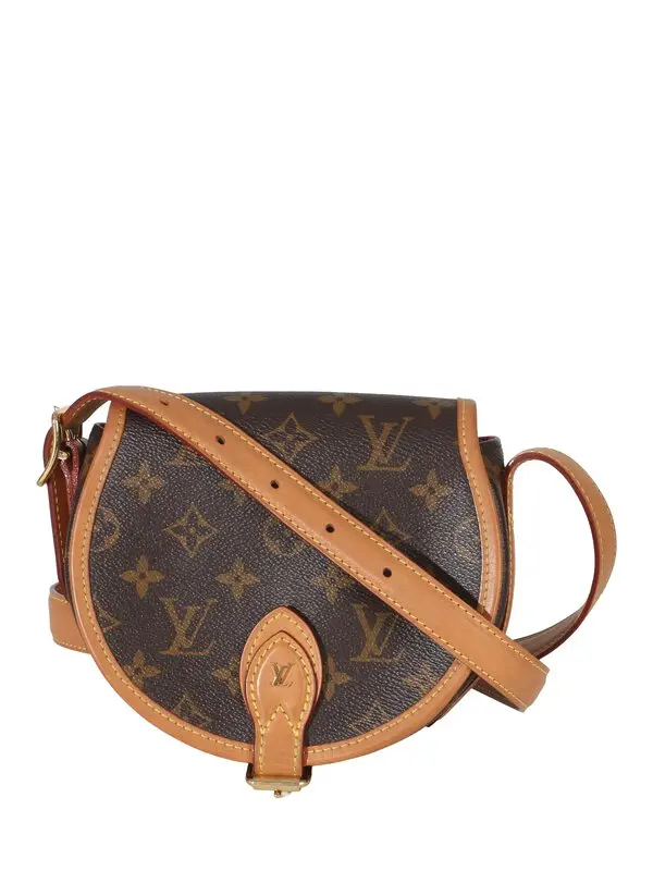 LOUIS VUITTON Monogram Canvas Tambourin Nm Shoulder Bag - Brown