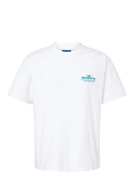 AWAKE NY Good Everywhere Logo-print Cotton T-shirt - White