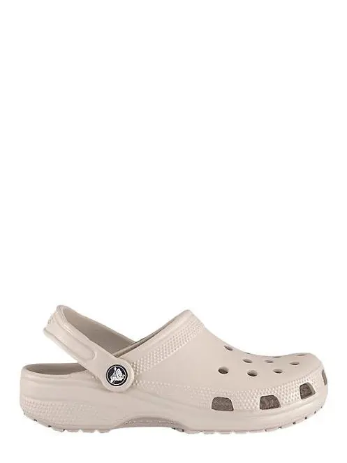 CROCS Classic Rubber Clogs With Perforated Design And Slingback Strap - Frappe