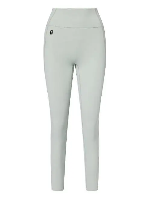 On Studio Brand-print Workout Leggings - Green