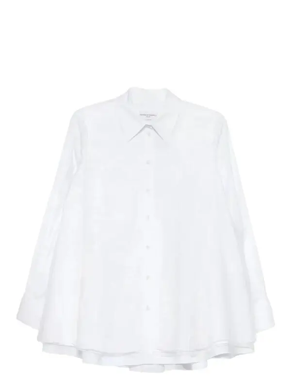 Brandon Maxwell Layered Design Shirt - Red
