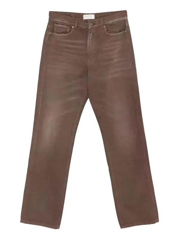 PAURA Mercurio Straight Leg Jeans - Brown
