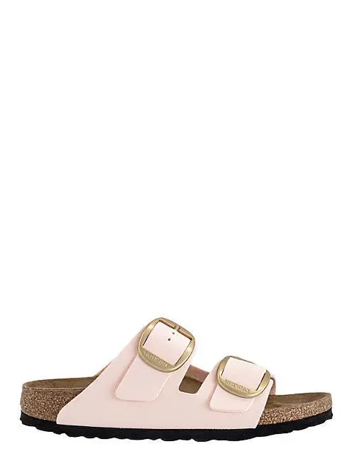 BIRKENSTOCK Arizona Big Buckle Faux-leather Sandals - Light Rose Bf