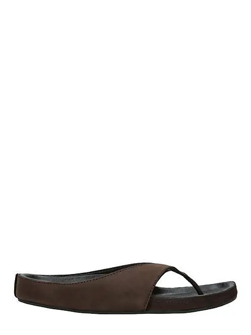 JUDE Suede Sandals - Brown