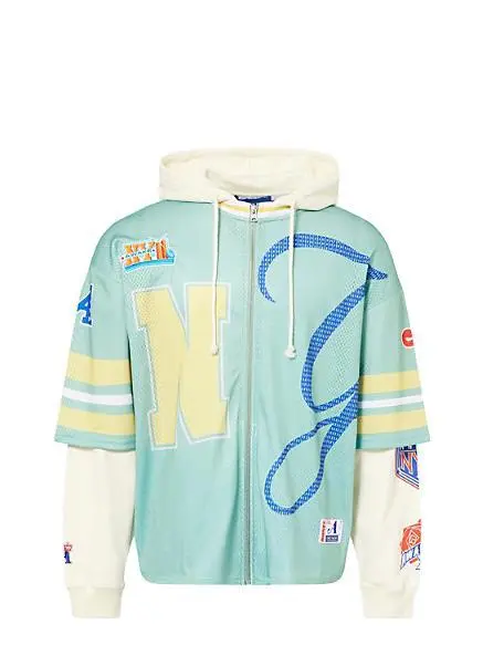 AWAKE NY Graphic Mesh Hoody - Green