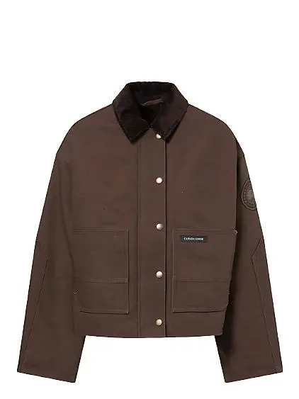 Canada Goose Cotton Workwear Jacket With Corduroy Collar - Terra - Terra
