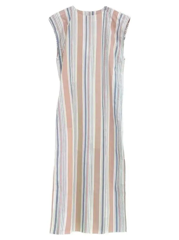 BASERANGE Striped Dress - Neutrals