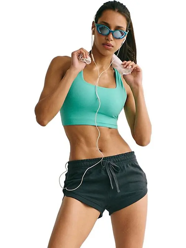 Free People Wake Up Call Shorts - Black