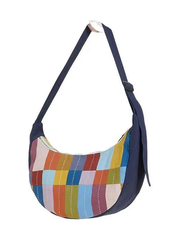 ANCHAL Crescent Crossbody Bag - Mosaic