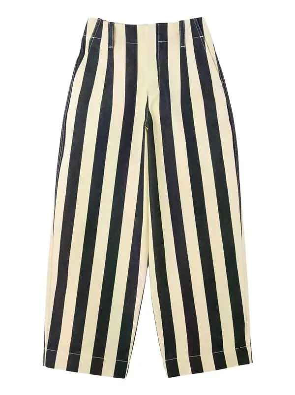 Jacquemus Parasol De-nîmes Striped Jeans - Blue