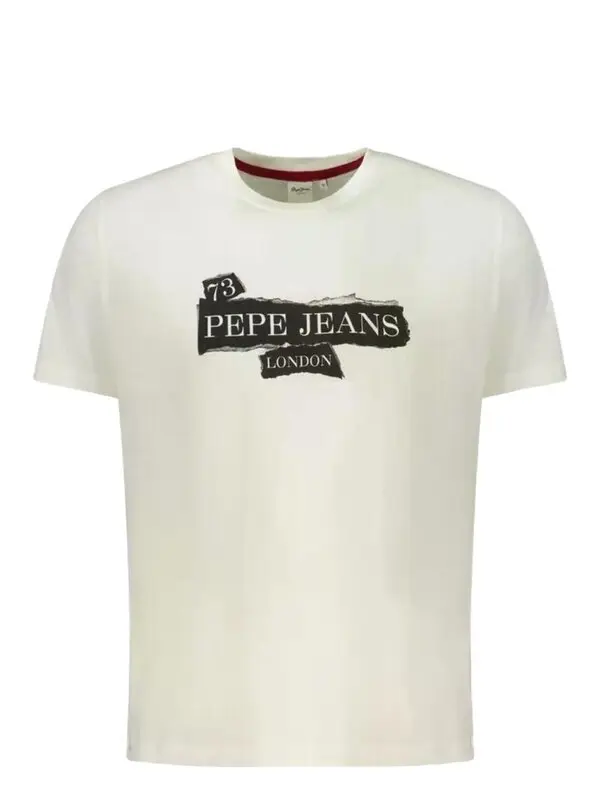 Pepe Jeans Logo-print Cotton T-shirt - Neutrals