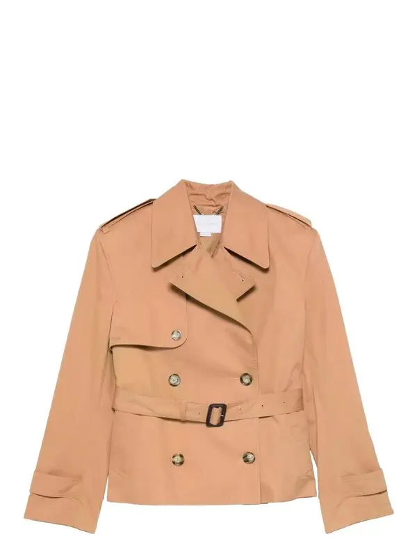 Stella McCartney Belted Double-breasted Jacket - Neutrals