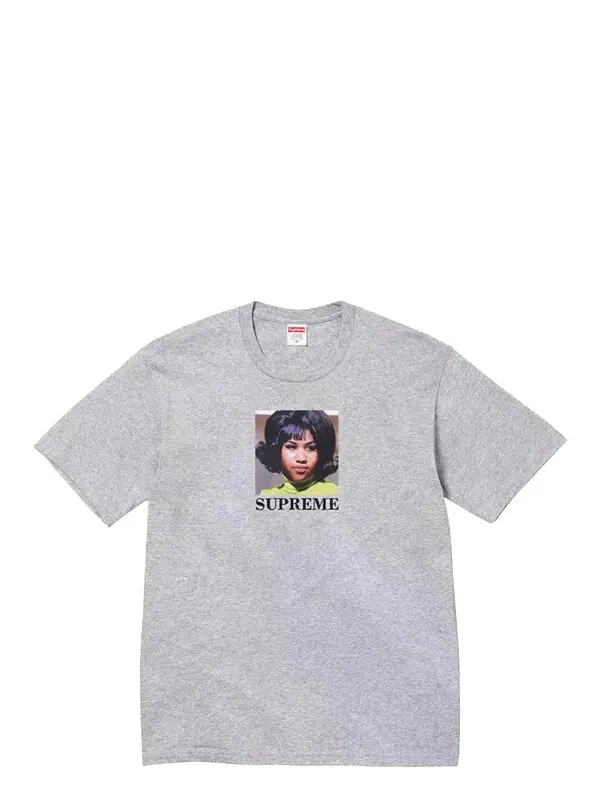 Supreme Aretha Graphic-print T-shirt - Grey