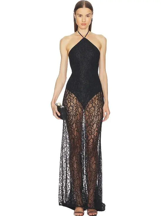 CAMILA COELHO Katerina Gown - Black