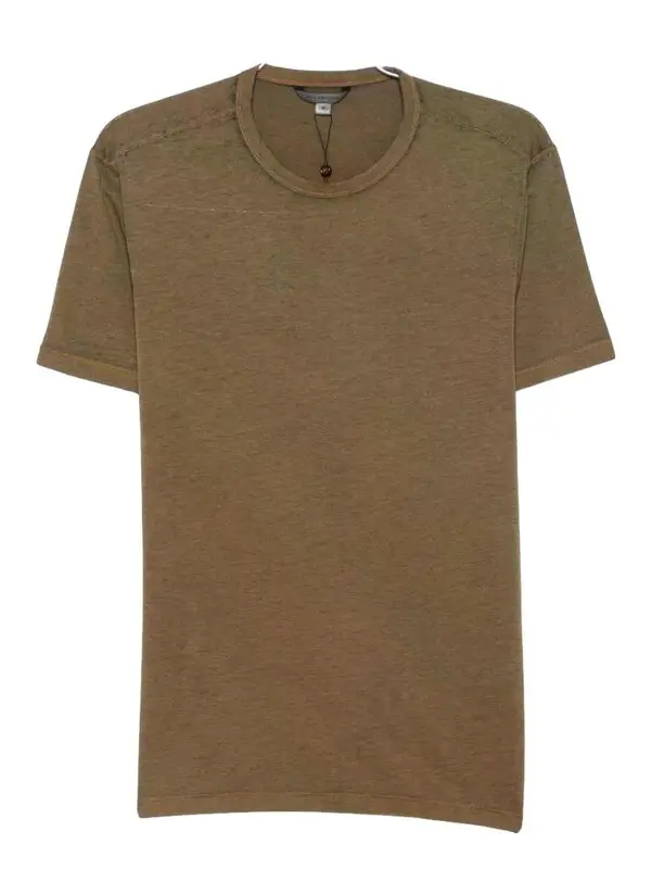 John Varvatos Round-neck Short-sleeve T-shirt - Brown