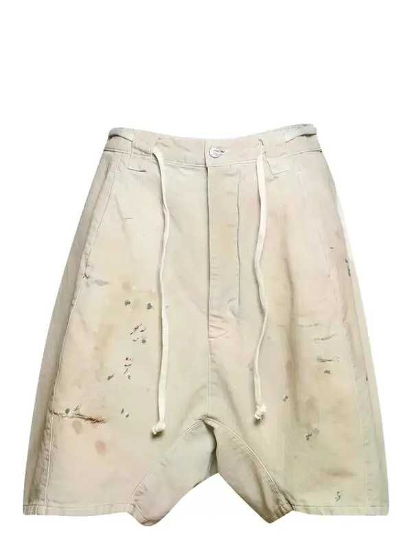 RIVINGTON ROI REBIS Pontius Corduroy Shorts - Neutrals