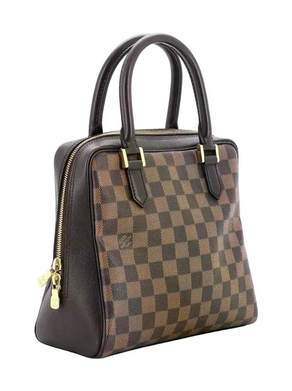 LOUIS VUITTON Damier Satchel Handbag - Brown