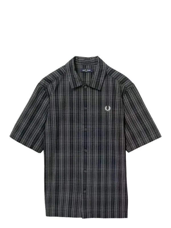 Fred Perry Plaid Shirt - Blue