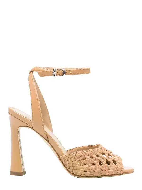 Michael Kors Rosie Leather Sandals - Neutrals