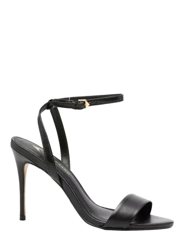 ANDREA CARRANO Buckle-fastening Stiletto Sandals - Black