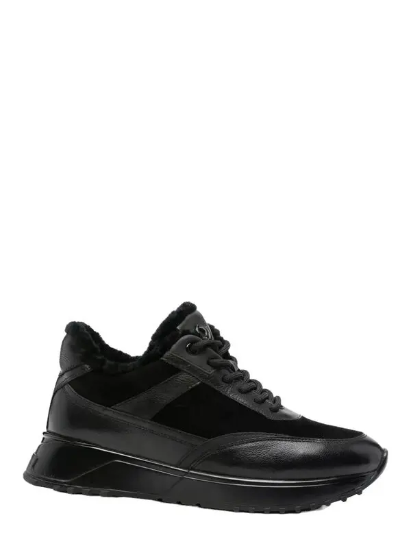 ADRIANNA FERETTI Panelled Lace-up Sneakers - Black