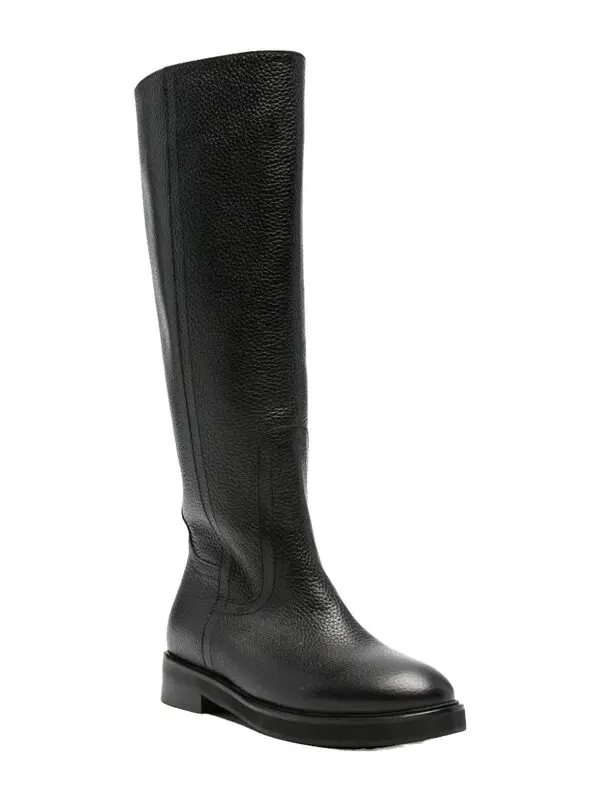 ADRIANNA FERETTI Block Heel Knee-high Boots - Black
