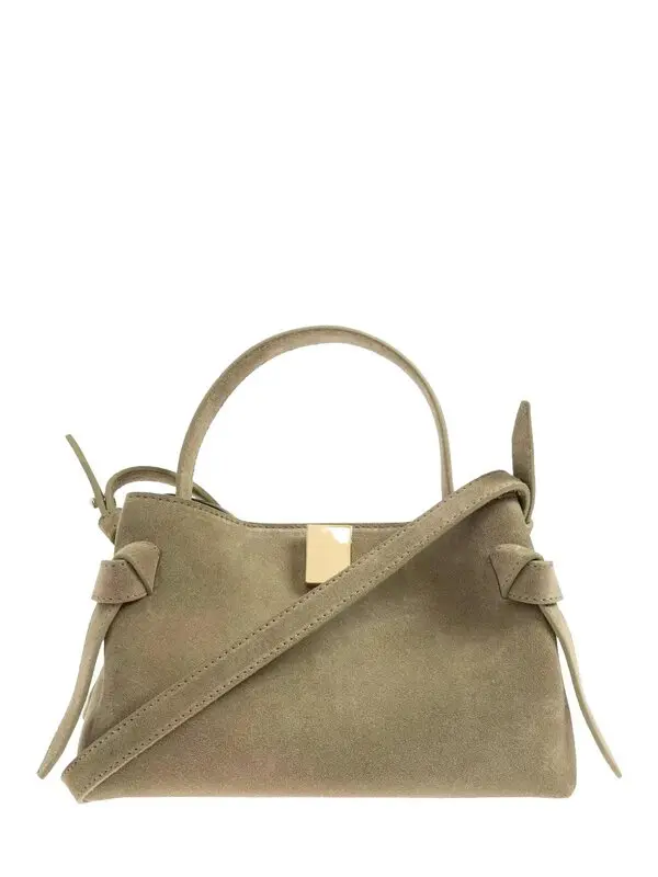 Yuzefi Mini Gyoza Suede Tote Bag - Green
