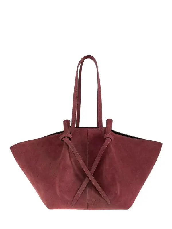 Yuzefi Large Mochi Knotted Shoulder Bag - Red