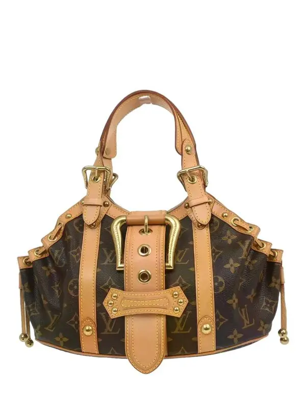 LOUIS VUITTON Monogram Theda Pm Handbag - Brown