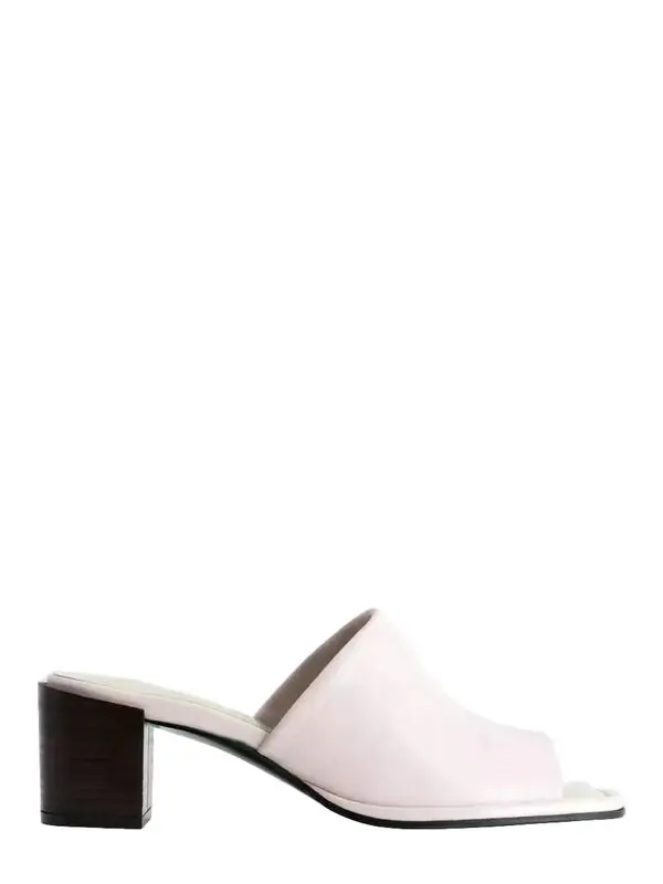 By Far Francisco Leather Sandals - Pink