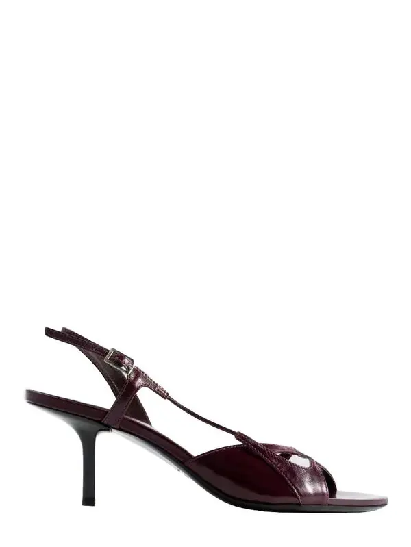 By Far Sierra Slingback Sandals - Red