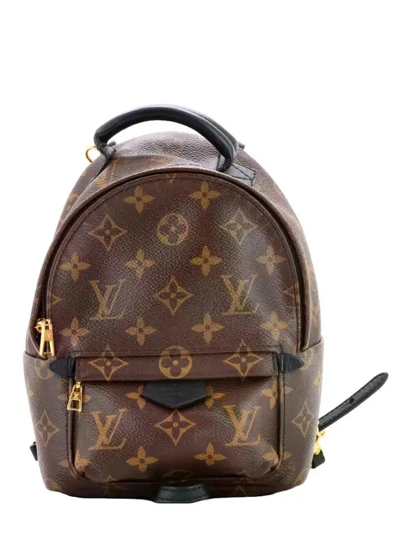 LOUIS VUITTON Palm Springs Monogram Canvas Mini Backpack - Brown