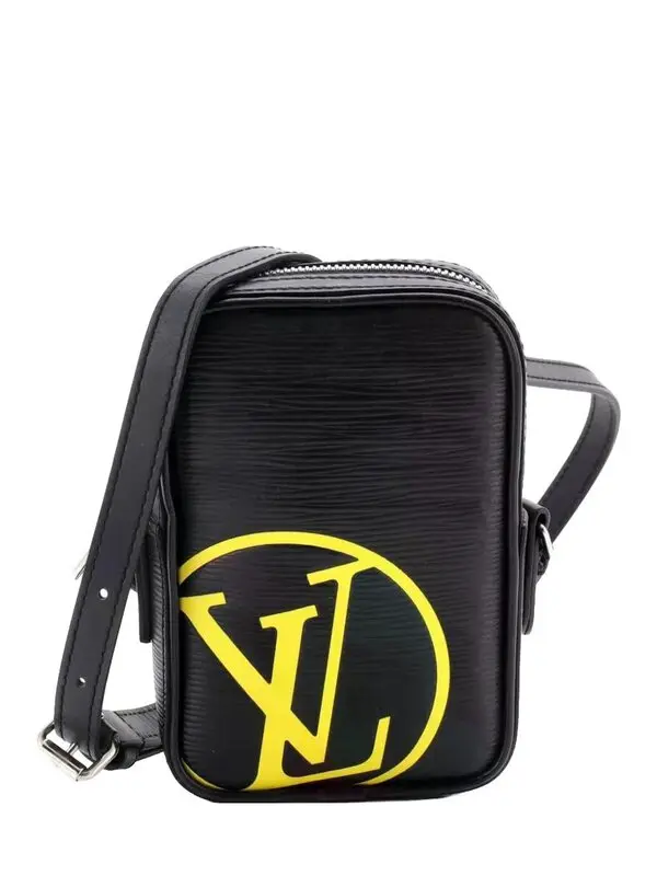 LOUIS VUITTON Danube Epi Leather Crossbody Bag - Black