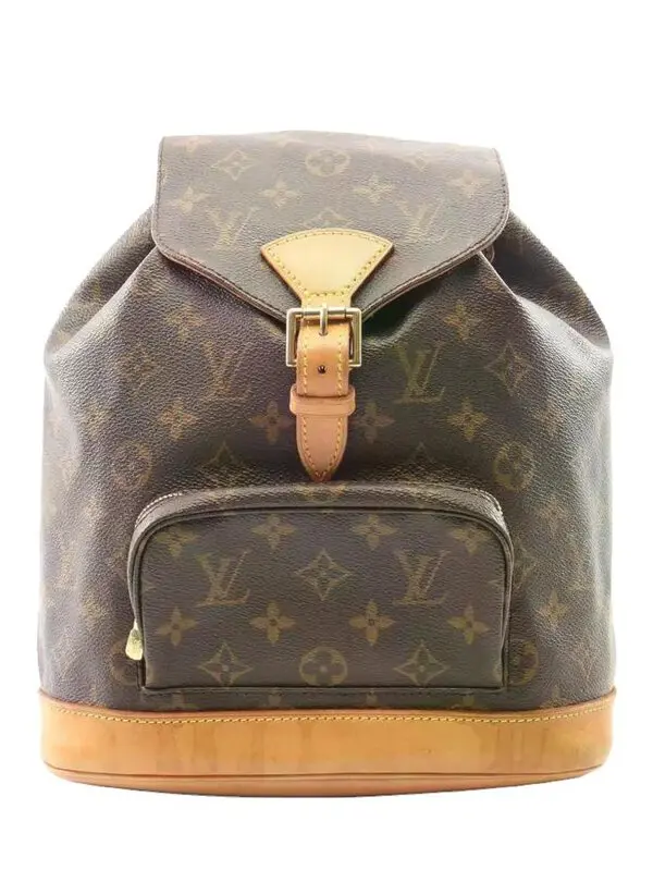 LOUIS VUITTON Monogram Montsouris Mm Backpack - Brown