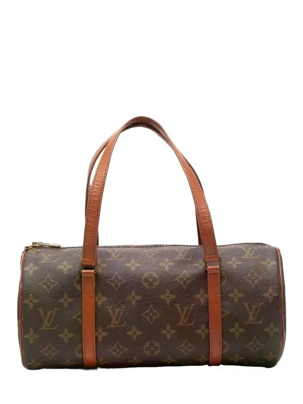 LOUIS VUITTON 1987 Monogram Papillon 30 Handbag - Brown
