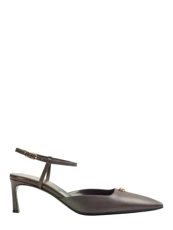 SERGIO ROSSI Surge Logo-plaque Pumps - Brown