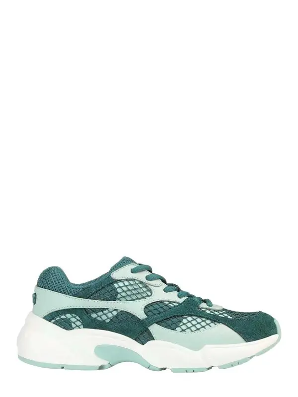 SERGIO ROSSI Panelled Mesh Sneakers - Green