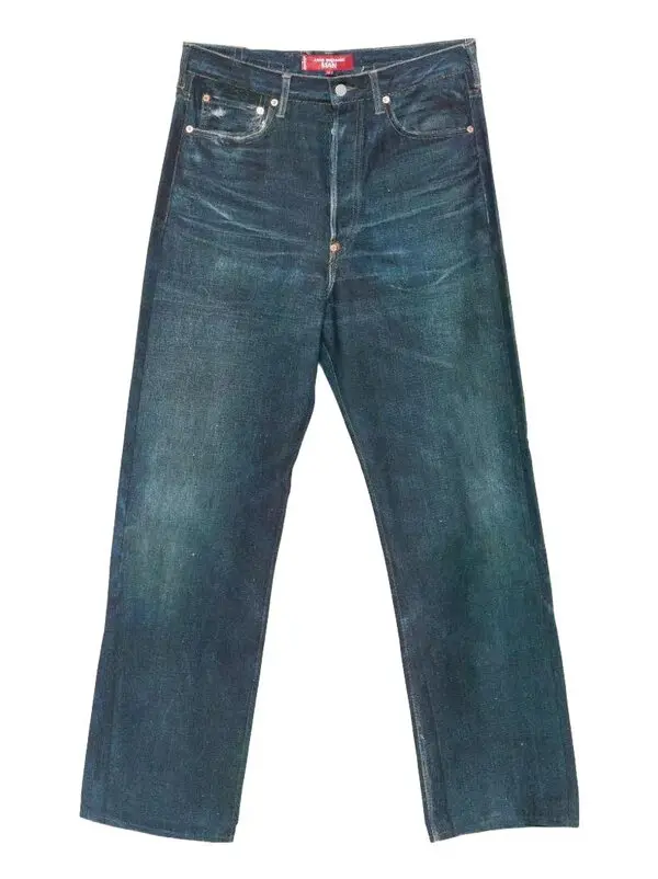 Junya Watanabe X Levi's Cinch-strap Jeans - Blue