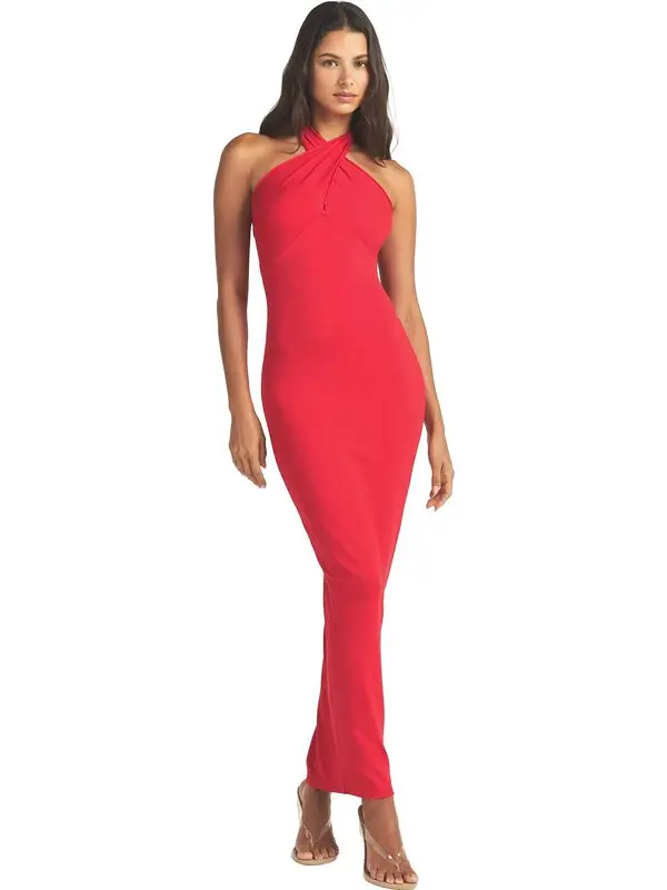 SKIMS Convertible Long Dress - Carmine