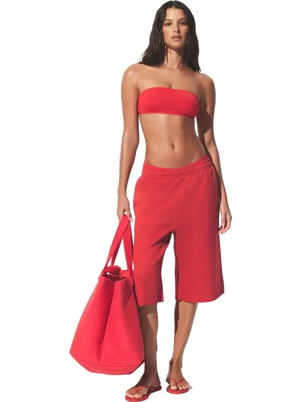 SKIMS Jumbo Terry Tote - Carmine