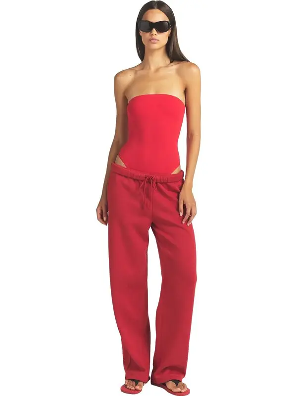 SKIMS Strapless Bodysuit - Carmine