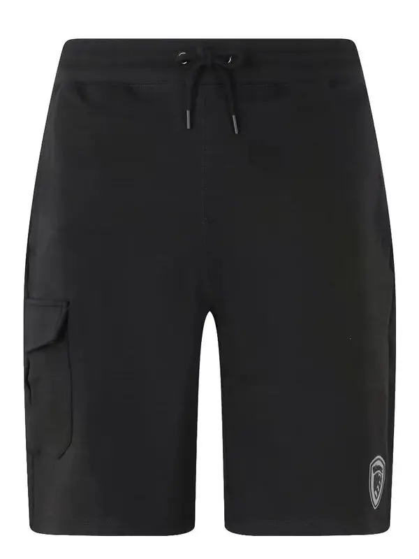 BLAUER. Drawstring Cargo Shorts - Black