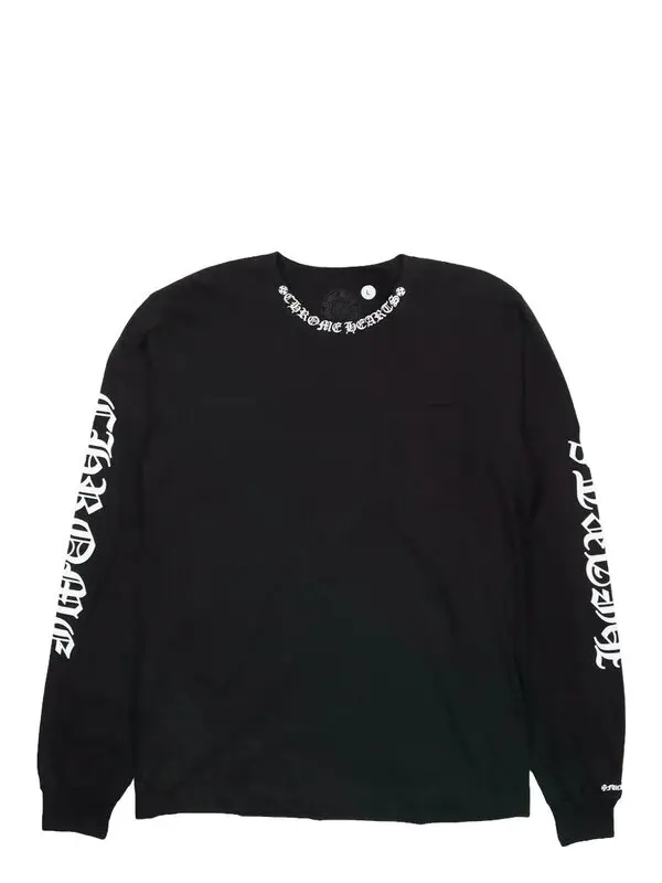 Chrome Hearts Logo-print Long-sleeve T-shirt - Black