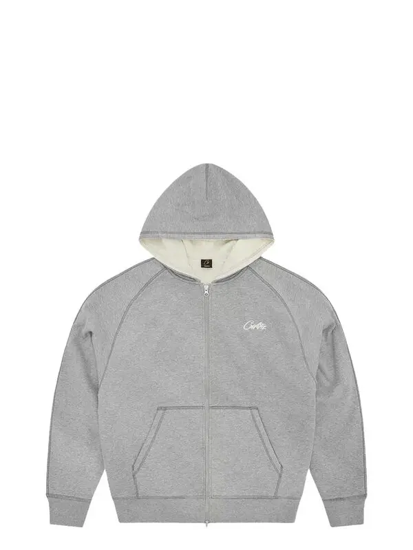 CORTEIZ Zip-up Hoodie - Grey