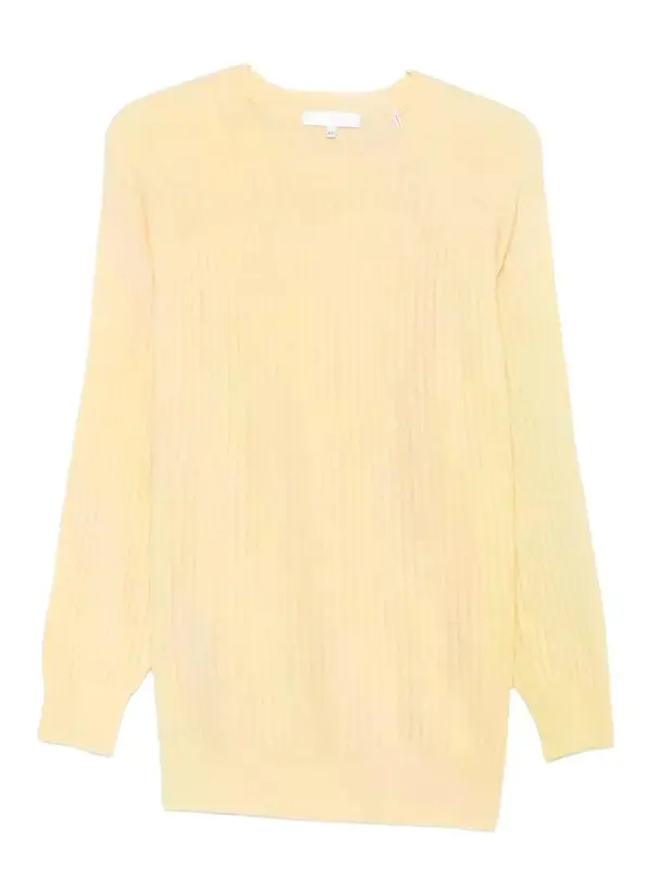 FRAME Sunbeam Knitted Raglan-sleeve Sweater - Yellow