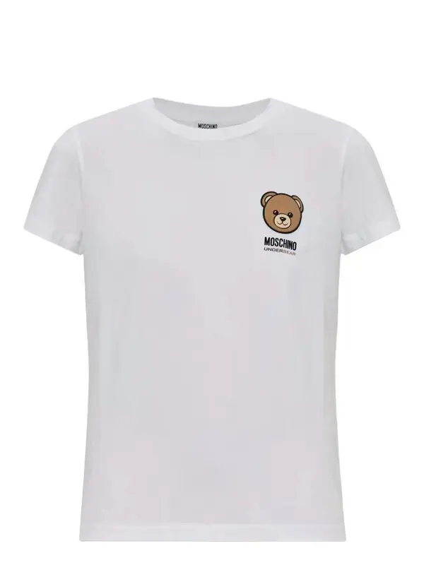 Moschino Underbear Detail T-shirt - White