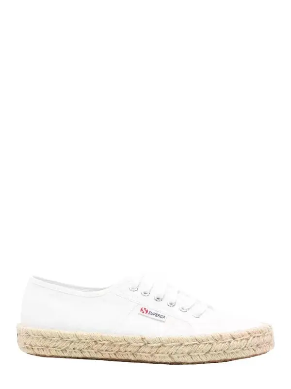 Superga Braided-sole Lace-up Sneakers - White