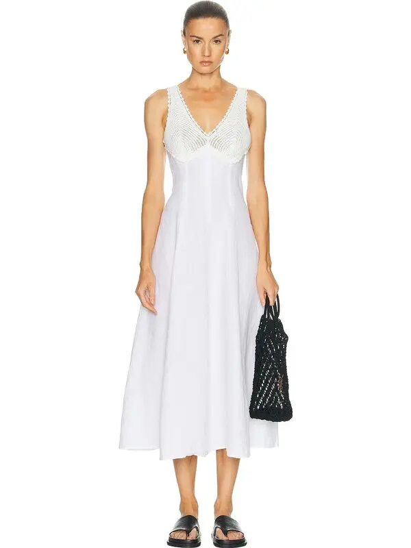 Polo Ralph Lauren Linen Ellery Dress - White